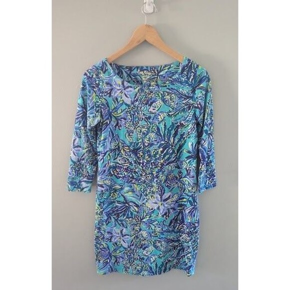 Lilly Pulitzer | Dresses | Lilly Pulitzer Hollee Dress In Bennet Blue ...